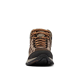 Columbia Men's Redmond III Mid Waterproof Hiking Shoe, Cordovan/Elk, 10.5
