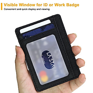 iZiv Slim Wallet,Mini RFID Front Pocket Wallets Minimalist Secure Thin Credit Card Holder