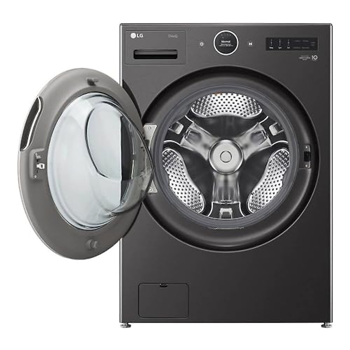 LG WM6700HBA 5.0 Cu. Ft. Black Steel Front Load HE Stackable Smart Washer
