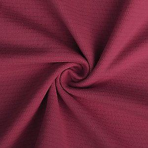 MathCat Workout Shirts for Women,Workout Tops for Women Short Sleeve,Yoga T Shirts for Women,Breathable Athletic Gym Shirts Burgundy