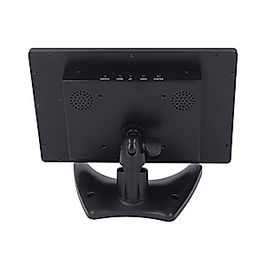Rengu Touchscreen Monitor, HD Color Computer Monitor Dual 10.1-in. Wide Multiinterface Application for Games (US Plug)