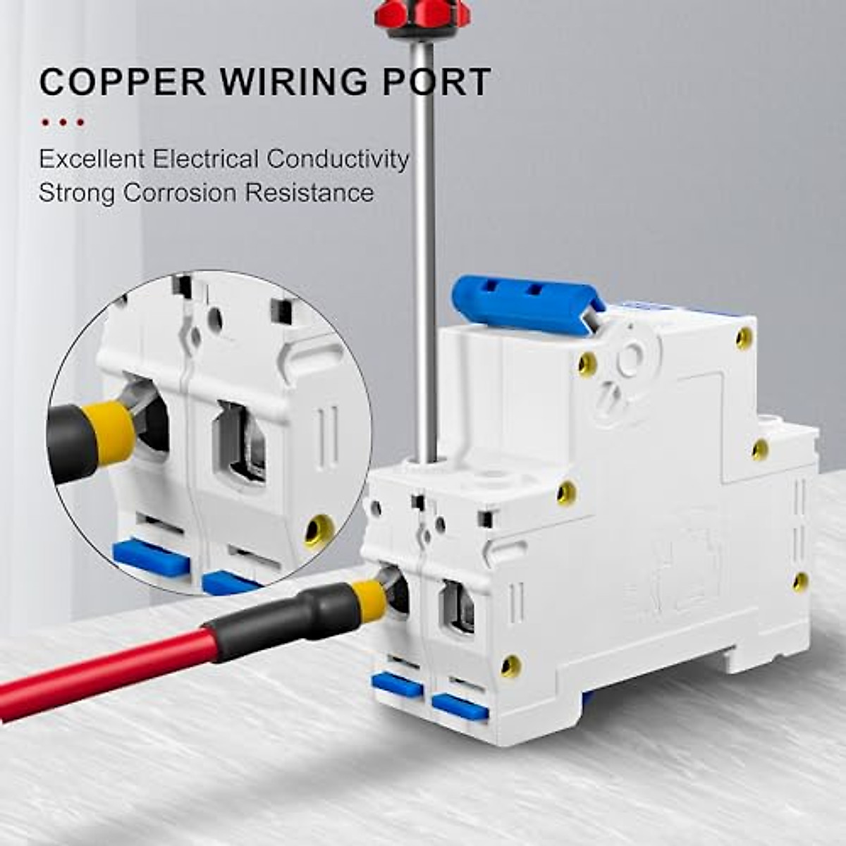 JOTTA DC 500V Miniature Circuit Breaker Mini MCB Fuse PV System Solar Engery DZ47 32A (2 Pack)