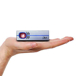 AAXA Technologies P8 Smart LED DLP Mini Projector, WiFi Bluetooth, Android 10.0, Wireless Smartphone Mirroring, USBC & HDMI Input, Built-in Netflix, YouTube, Support 1080p Portable Movie Projector
