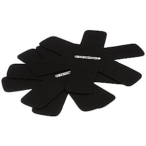 Le Creuset Felt Pan Protectors, Set of 3, 16" Diameter, Black