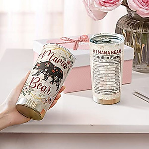 Macorner Mothers Day Gift For Mom - Birthday Gifts for Mom & Mothers Day Gifts From Daughter Son Husband - Mom Gifts From Kids Chrismas Gifts For Mom - Stainless Steel Tumbler 20oz Gift For Women