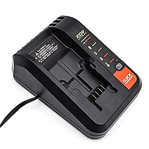 20V MAX Lithium Battery Quick Charger PCC692L Compatible with Porter-Cable 20V Battery PCC680L PCC685LP
