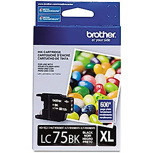 Brother Lc75bk Lc75bk Innobella High-Yield Ink, Black
