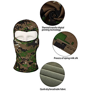 SATINIOR 8 Pcs Balaclava Face Cover Summer Face Mask UV Protection Outdoor Balaclava Windproof Sun Balaclava