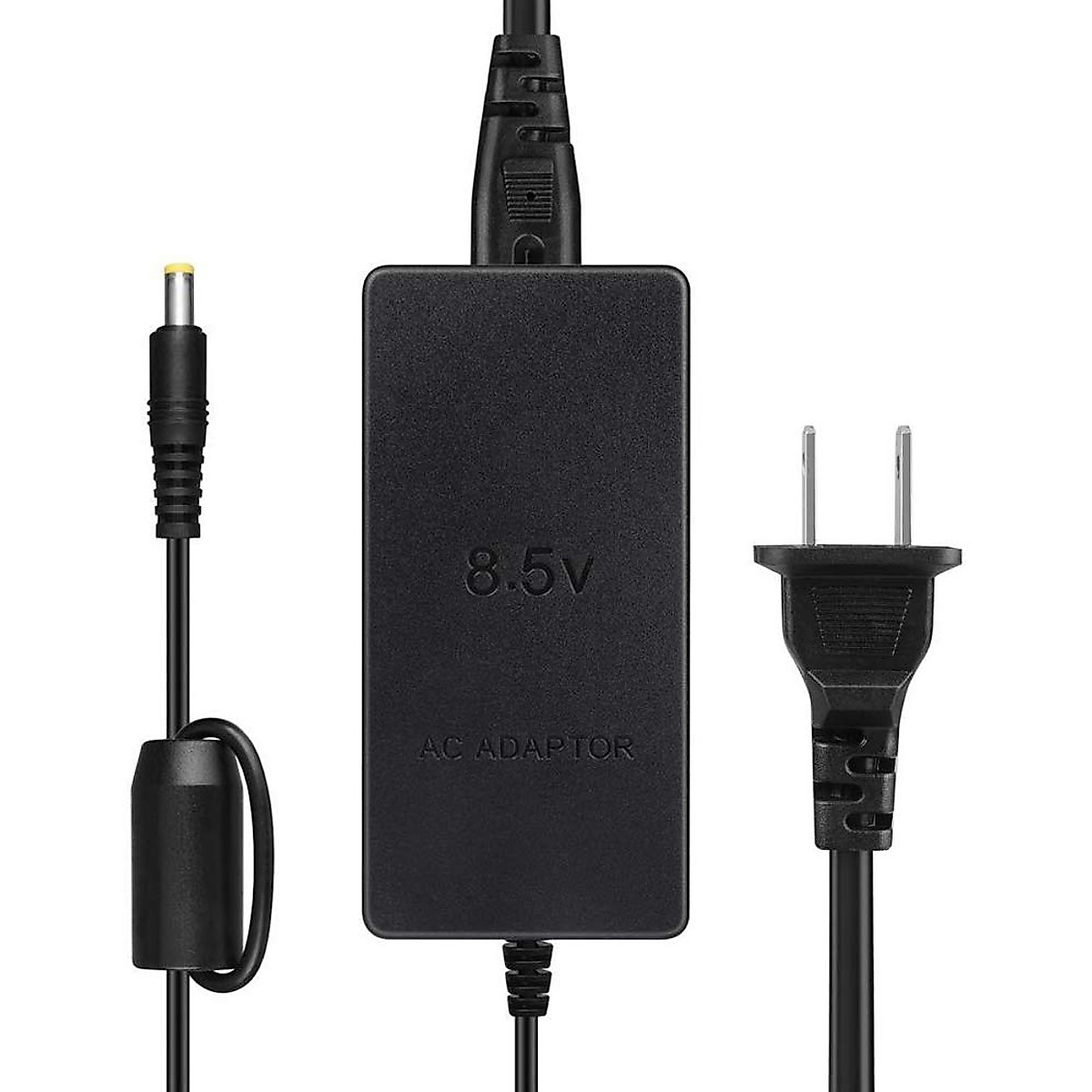 WICAREYO Power Supply with AV Cable for PS2 Slim 70000, Power Adapter Charger US Plug AC Power Supply Charger with Composite Audio Video AV Cable for Playstation 2 PS2 Slim 70000 Console