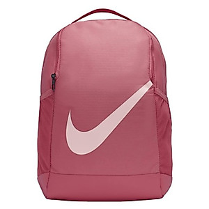 NIKE SPORTSWEAR BRASILIA BACKPACK BA6029-622 Size 15x30x40cm 18L Pink, Pink, 16″ H x 12″ W x 6″ D