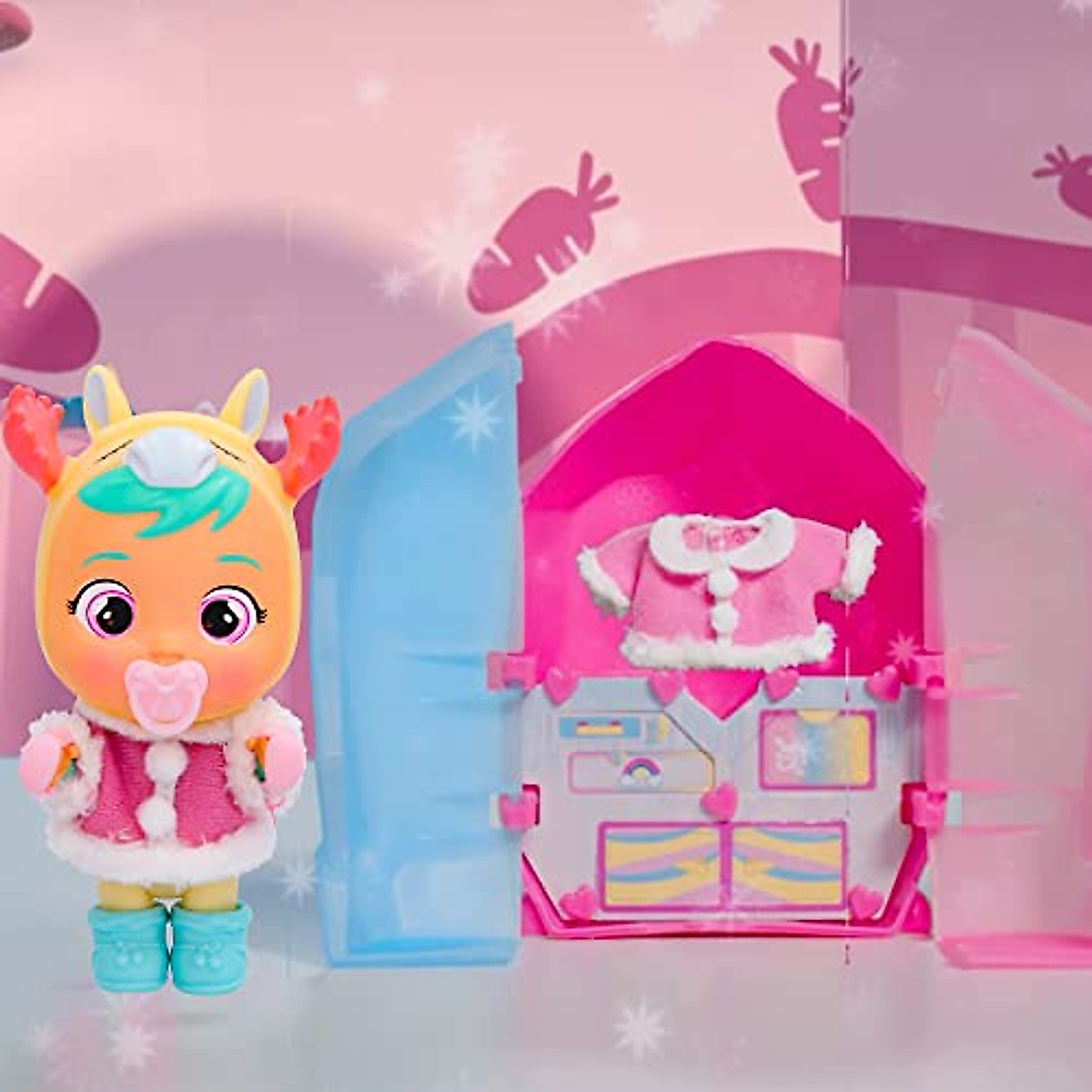 Cry Babies Magic Tears ICY World - Keep Me Warm Series | 8 Surprises, Accessories, Surprise Doll - Great Gift for Kids Ages 3+