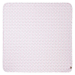 Trend Lab Pastel Painterly Floral Jumbo Deluxe Flannel Swaddle Blanket-Pastel Painterly Floral Watercolor Print, 100% Cotton Flannel, Pinks, Teal, Mint, Gray, 48 in x 48 in