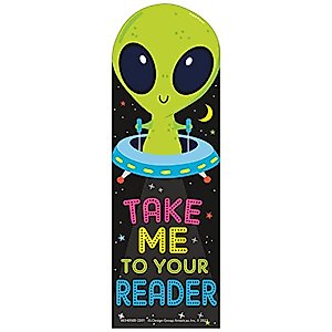 Eureka Take Me to Your Reader Green Apple Scented Bookmarks, Pack of 24