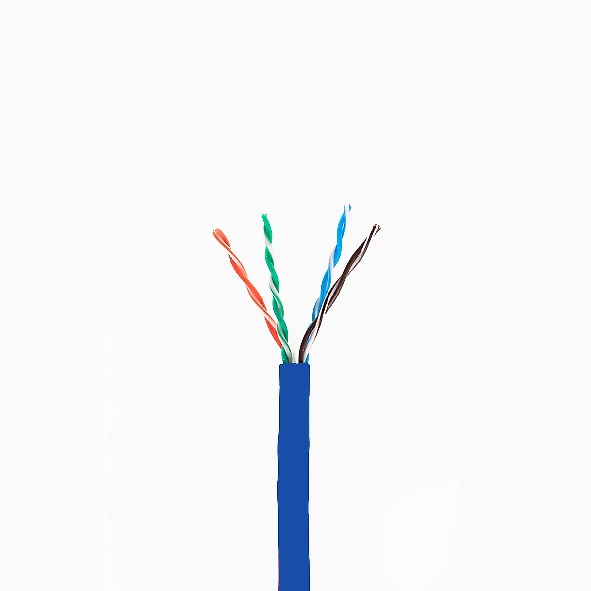 Cat6 Riser (CMR), Ethernet Cable 1000 feet, Blue, No Spline, Unshielded Twisted Pair (UTP) 23AWG, Solid Pure Bare Copper, 550MHz, UL Certified, Easy to Pull (Reelex II) Box, Bulk Networking LAN Cable