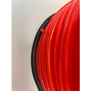 wewr Echo String Trimmer Cross Fire Line 5-Pound Commercial Square .095-Inch-by-1280-ft String Trimmer Line in Spool (0.095, Red)