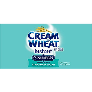 Cream of Wheat Instant Hot Cereal, Cinnabon, 1.23 Ounce, 10 Packets (Packaging May Vary)