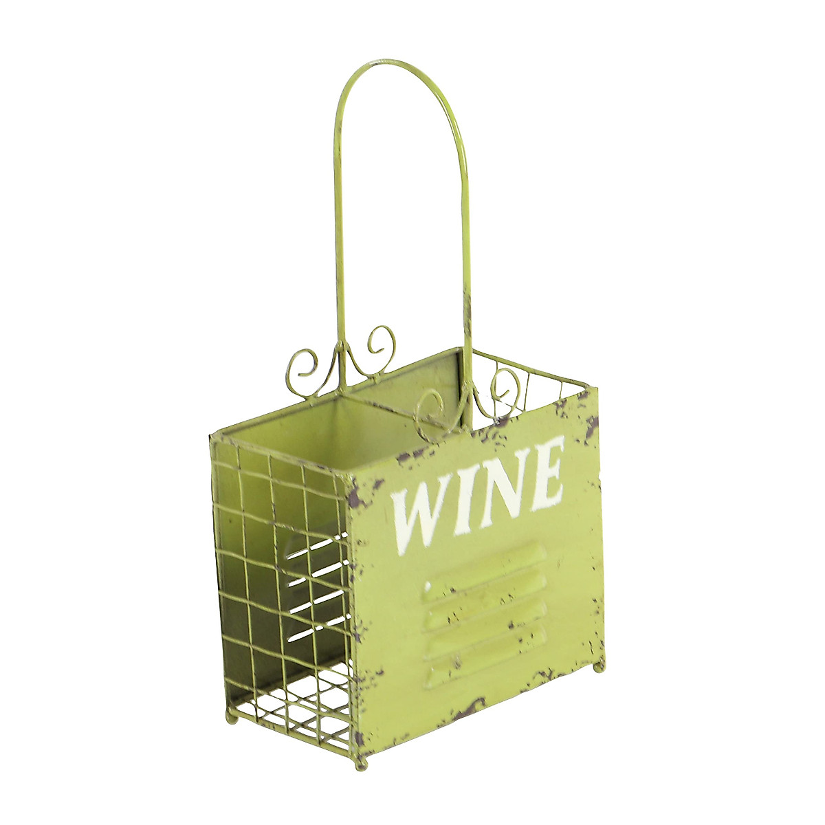 Deco 79 Metal wine Holder 3 Assorted, 8 by 15"
