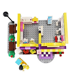 BRICK STORY Girls Friends Fashion Clothing Store Building Sets 263 PCS Shop House Building Kit Creative Shopping Role Play Building Toys Christmas Birthday Gift for Kids Aged 6-12