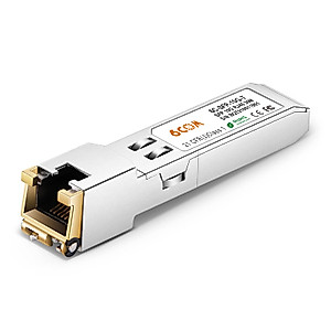 10GBase-T SFP+ Copper RJ45 Module Transceiver, RJ-45 SFP+ CAT.6a, up to 30 Meters, Compatible for Cisco SFP-10G-T-S, Ubiquiti UF-RJ45-10G, Netgear, D-Link, Mikrotik, Supermicro, TP-Link and More