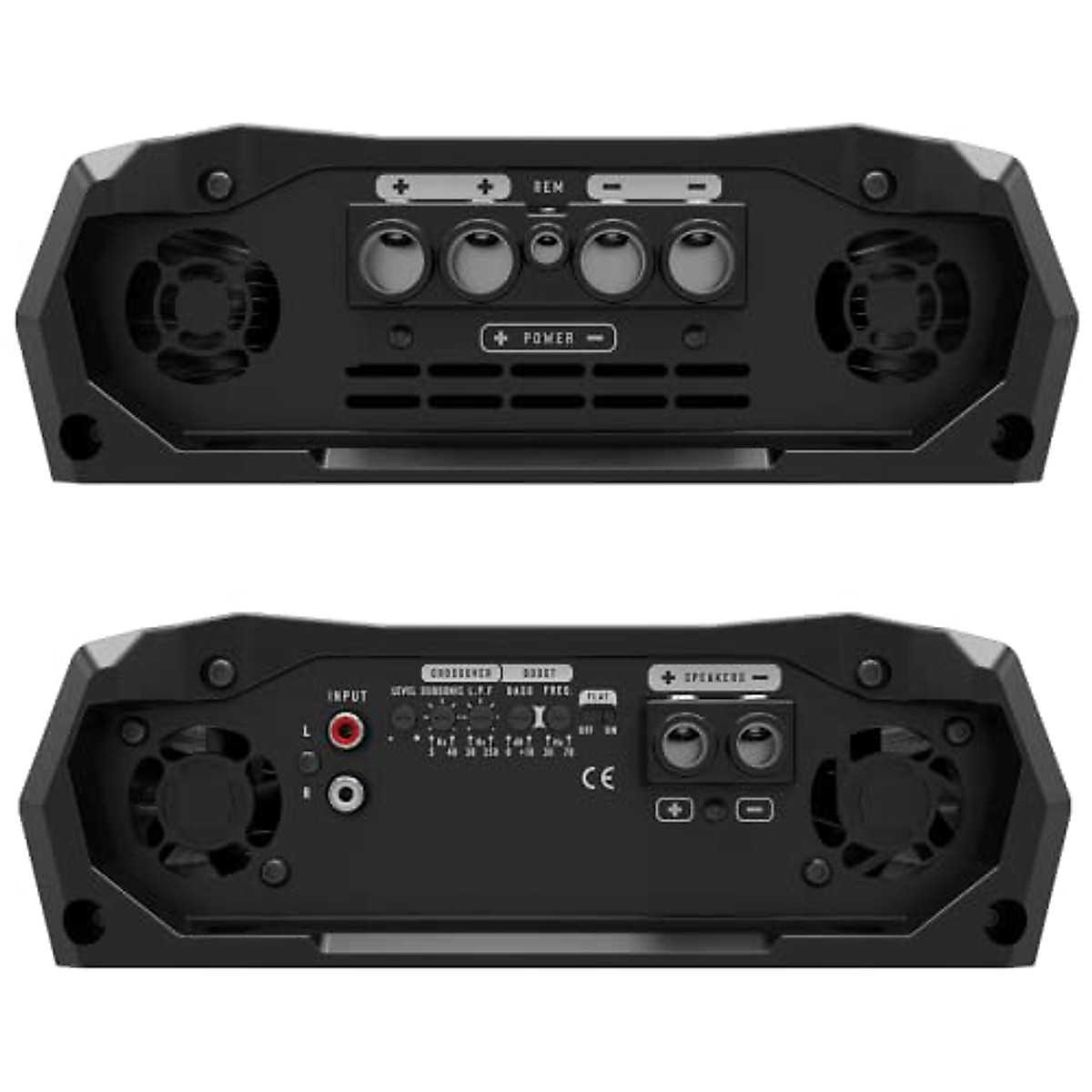 Stetsom Bravo BASS 5000 1 Ohm Mono Subwoofer Car Audio Amplifier, 5000.1 5K Watts RMS, 1Ω Stable, Sound Quality, Crossover & Bass Boost 5000W Sub Amp, Smart Coolers