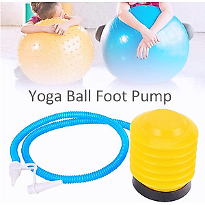 Plastic Bellows Foot Pump, Foot Pump - Sports Inflatable Pump for Inflatables, Yoga, Bed, Mattress, Inflatable Boat, Exercise Ball, Balloon, Balls, Swimming Ring & Toys