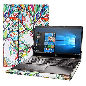 Alapmk Protective Cover Case for 15.6" HP Spectre x360 15-ebXXXX 15-EB0053DX 15-EB0043DX Series Laptop[Note:Not fit Spectre x360 15-blXXXX 15-chXXXX 15-dfXXXX 15-apXXX],Love Tree
