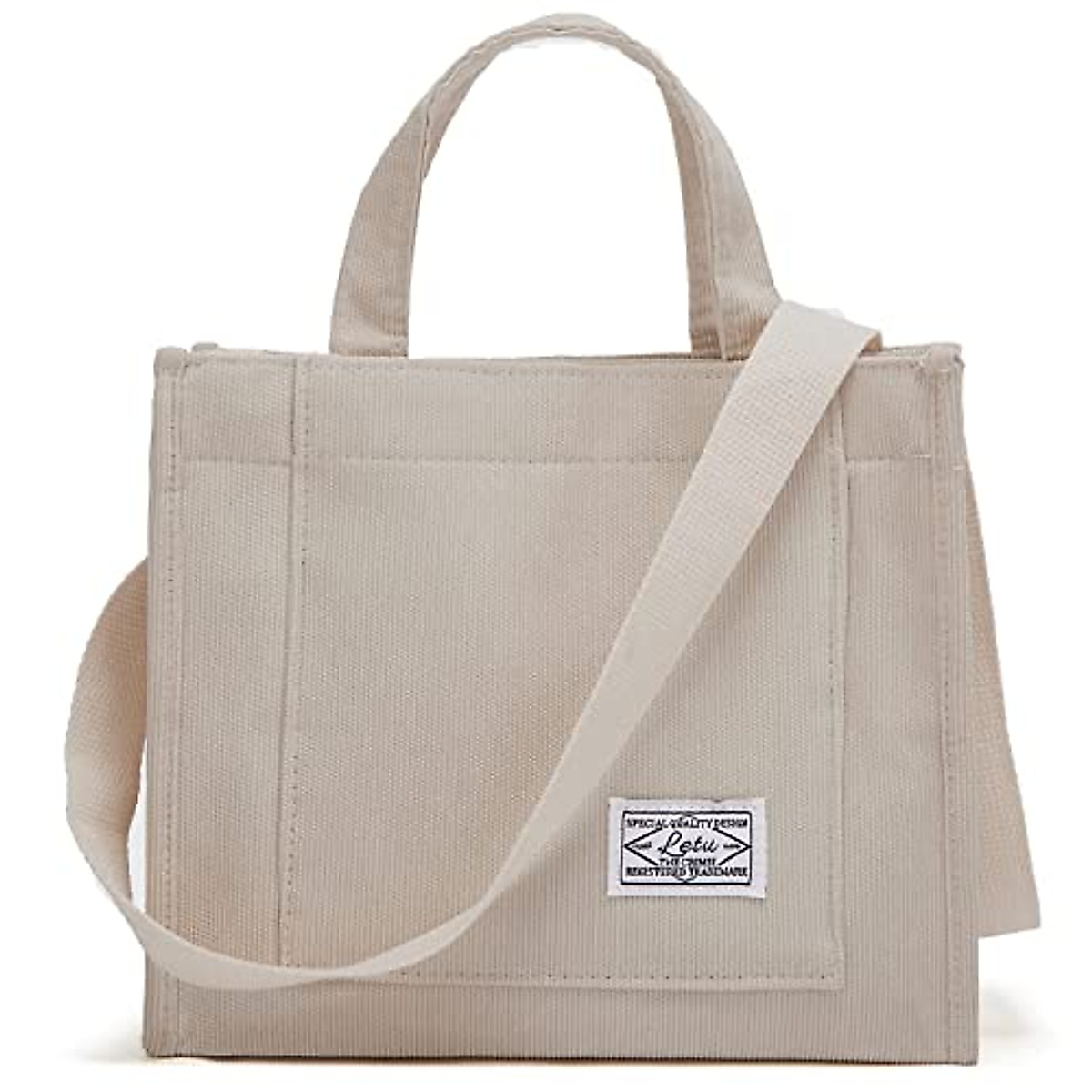 Corduroy Shoulder Bag for Women Crossbody Bag Purse for Women Bags Square Purse Tote Bag Casual Work School Travel