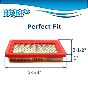 HQRP® Filter compatible with MTD Cub Cadet SC100 CC46ES SC100HW ST100 159cc 173cc Lawn Mower Engines, Replacement for MTD 751-14632 951-14632 951-10298 751-10538 751-10538P