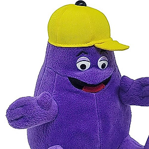 Yellow Hat Cartoon Character 7" Plush Toy, Emotional Companionship Gift, Collect Decorative Figure Toys Gift for Kids and Fans