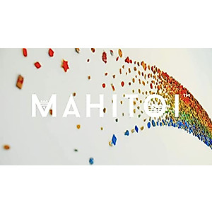 MAHITOI 1000-PC Opaque Blue Pony Beads Bag, Great Craft Projects for All Ages, Craft Projects of Bead Jewelry, Ornaments, Key Chains, Hair Beading, Round with Center Hole, 9mm Diameter, DIY Face Mask