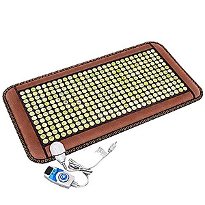 Natural Yellow Jade Heating Pad - Best Gifts for Women Men Mom Dad (38X24)