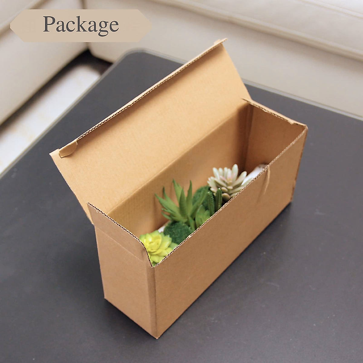 Hisow Artificial Potted Plants, 9.8" Succulent Plants Artificial in Ceramic Wine Bottle, Small Artificial Plants for Home, Garden, Outdoor, Tabletop, Centerpieces Indoor Plants Décor (Bushes)