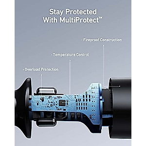 Anker USB C Car Charger, 49.5W PowerDrive Speed+ 2 Adapter with One 30W PD Port for iPhone 14 13 12 11 Pro Max mini X XS, S10/S9, MacBook Air, iPad Pro,and One 19.5W Fast Charge Port for S8 and More