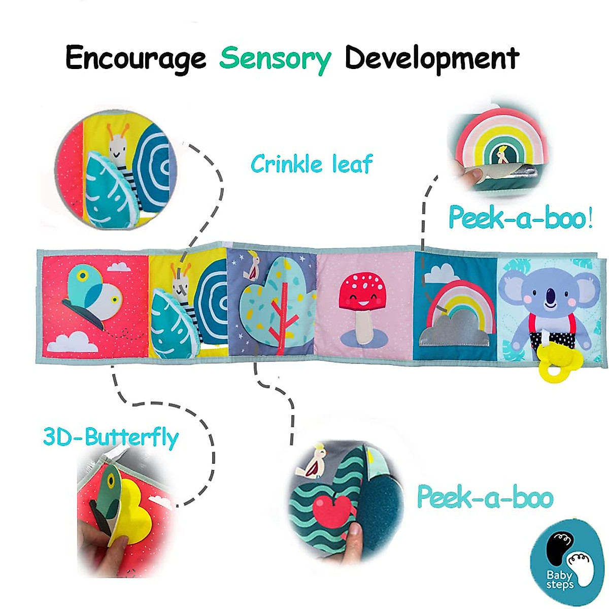 Grehge Baby Steps Angel Bear Blac