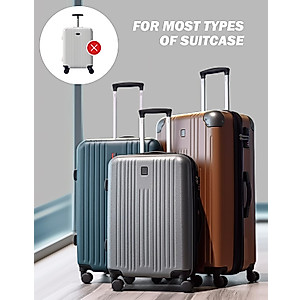 ZHCHG Luggage Travel Cup Holder Attachment for Suitcase Drink Carrier Caddy, Coffee Mug and Tumblers, Traveler Carry on Hands Free Accessory- Gifts for Flight Attendants Travelers Accessories