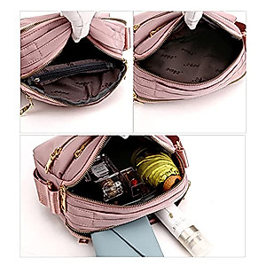 Small Crossbody Purses for Women Multi Pocket Casual Crossbody Bag Cellphone Wallet Purse Shoulder Bag Gray