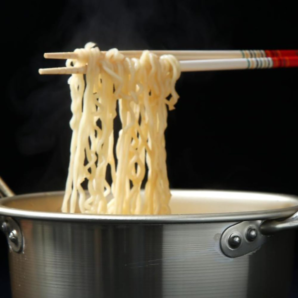 Generic CHEFLINE Ramen Pot with Stay-cool Handles, Fast Heating (18cm/7 inches), Medium, Gold, RMPOT01