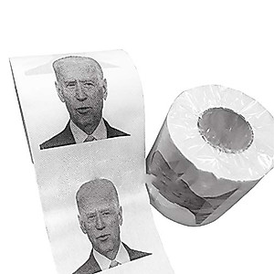 Joe Biden Toilet Paper, Toilet Paper Funny Prank Toilet Roll Paper (Biden)