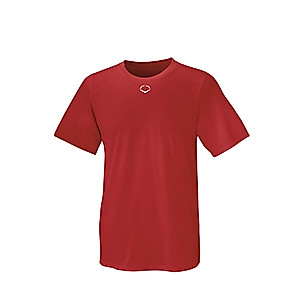 EvoShield Kids' Standard Shirt, Scarlet, Medium