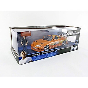 Jada 1:24 Diecast 1995 Toyota Supra with Brian O'Conner Figure, Men