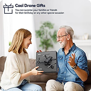 Ruko U11PRO First Drones With Camera For Adults 4k, 52 Min Fly Fun Time 2 Batteries GPS Drone Advanced Auto Return Upgraded Brushless Motor RC Quadcopter UAV with Carrying Case