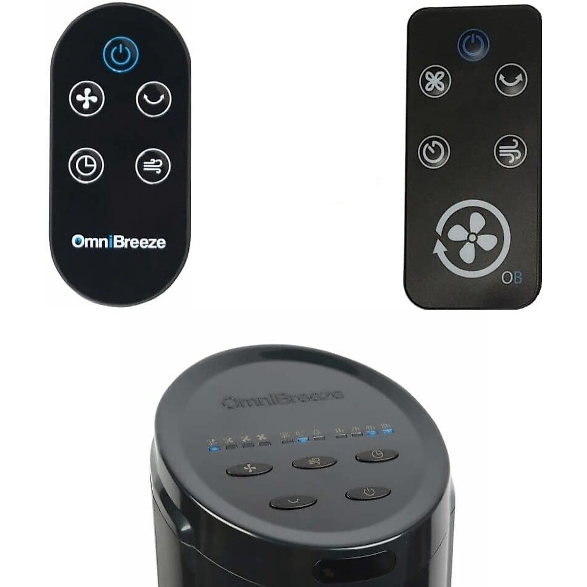 QXParts Remote Control Replacement for OmniBreeze Tower Fan DC2018 Compatiable with SFY.22