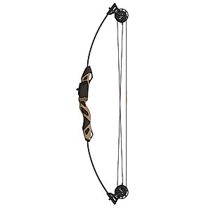 Barnett Vertigo Compound Bow, Youth Bow Ages 7-10, with 2 Junior Arrows, Arrow Rest, Mossy Oak Bottomland Camo