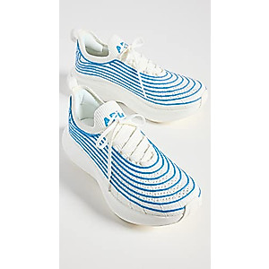 APL: Athletic Propulsion Labs Women's Techloom Zipline Sneaker, Ivory/Coastal Blue, 8 Medium US