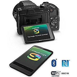 Nikon COOLPIX B500 16MP 40x Optical Zoom Digital Camera w/Built-in Wi-Fi NFC & Bluetooth (Black) + 16GB SDHC Accessory Bundle