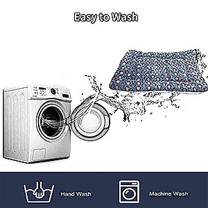 PODOO 2 Pack of Guinea Pig Fleece Cage Liners, Warm Rabbit Bed Mat, Washable Small Animals Bedding Sleeping Mats, 12.6x9.8 Inch