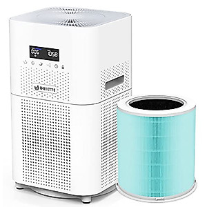 HEPA Air Purifiers for Home Large Room, CADR 400+ m³/h 1720sqft, with Extra H13 True HEPA Air Filter for Toxin VOCs