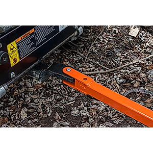 Agri-Fab Inc 45-0554, 1,250-Pound, ATV/UTV Swivel Steel Dump Cart, Orange/Black