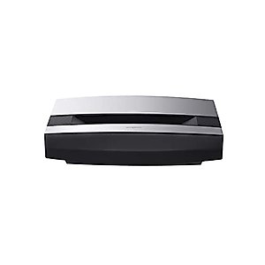 XGIMI Aura 4K UHD Ultra Short Throw Laser Projector for Home Theater, 2400 ANSI Lumens, 80% DCI-P3 & 90% Rec.709, HDR10, 60W Harman Kardon Speakers, Android TV 10.0, Wireless Casting
