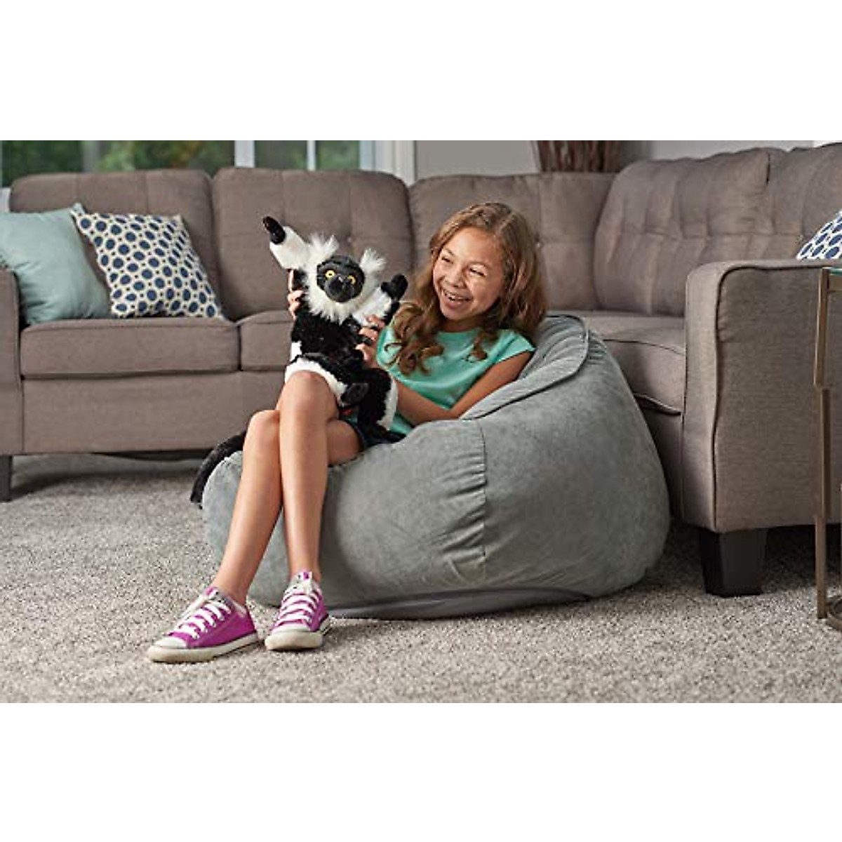 Wild Republic Lemur Plush, Stuffed Animal, Plush Toy, Gifts for Kids, Cuddlekins 12 Inches